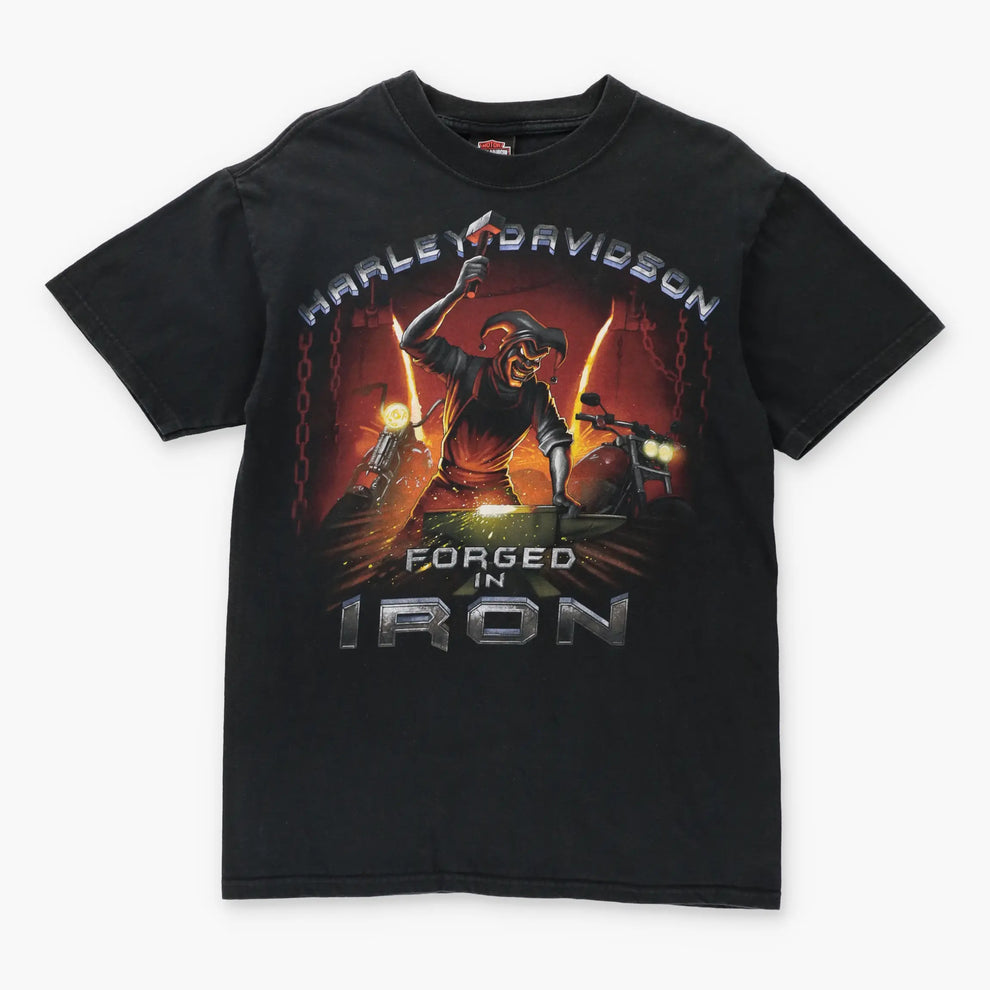 HARLEY DAVIDSON 'Forged In Iron' Jester Texas Wagon USA Made Tee (SM ...
