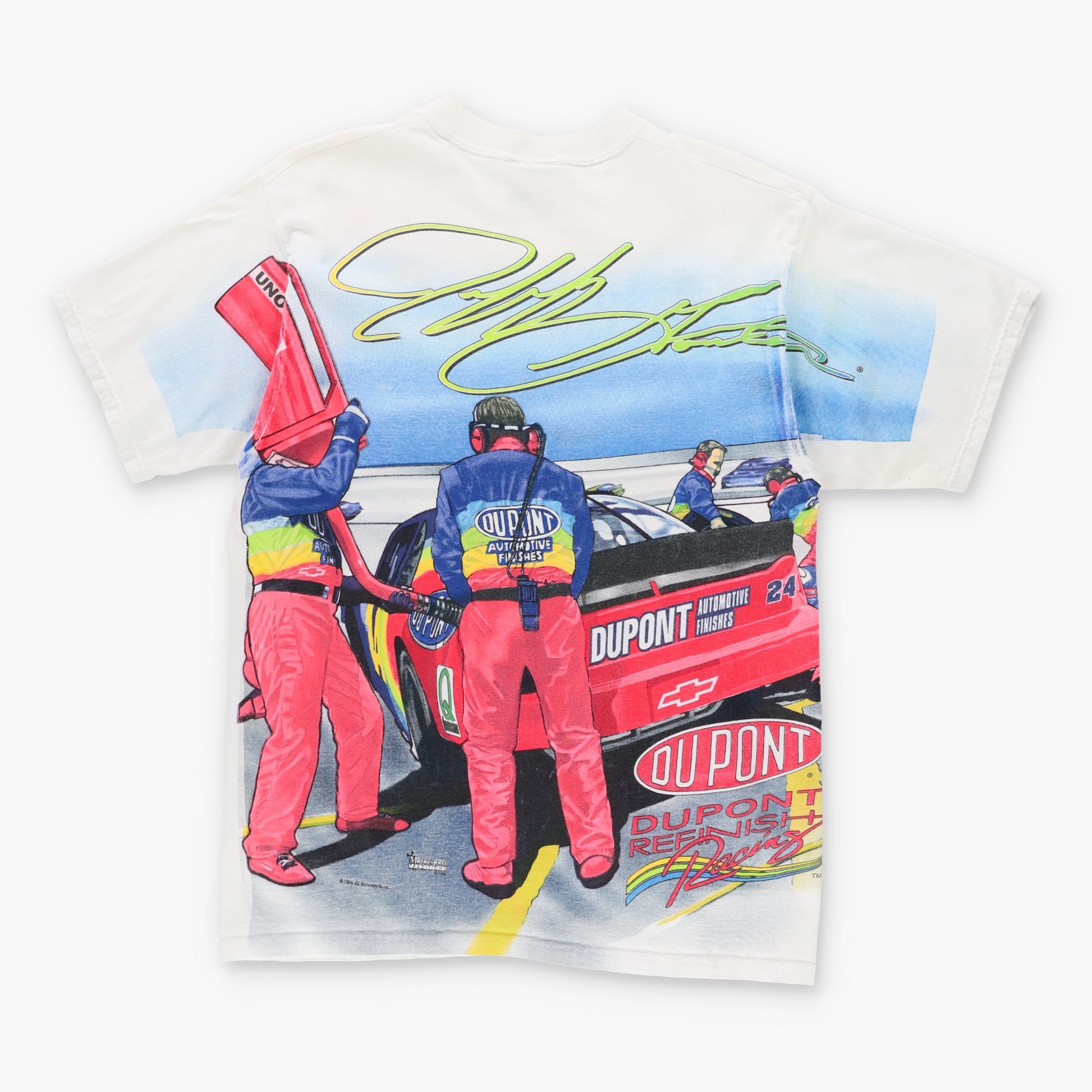 Jeff Gordon #24 Du Pont 1996 All Over T-Shirt USA Made (M) - Vintage ...