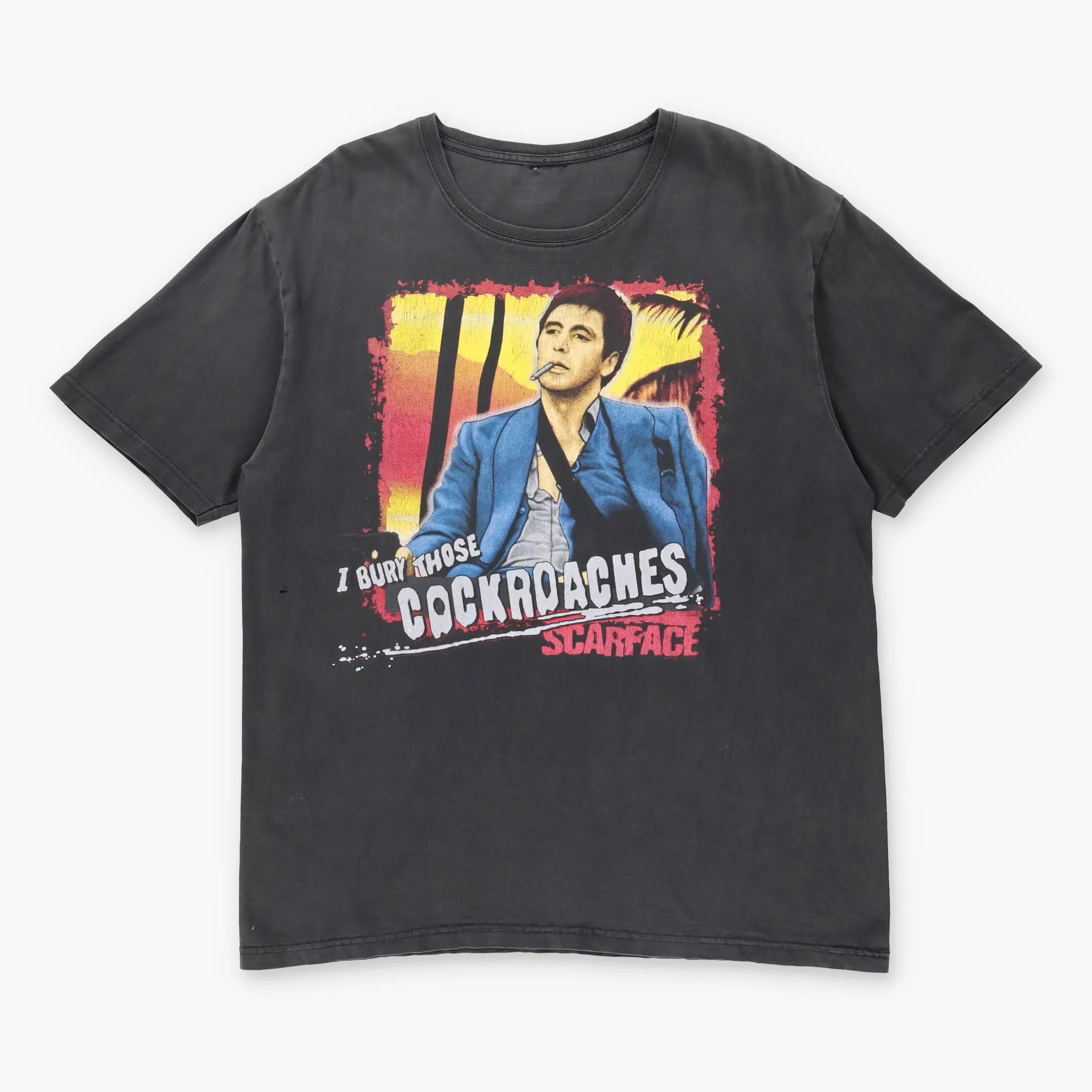 SCARFACE 'I Bury Those Cockroaches' Tony Montana Movie Tee (XL ...