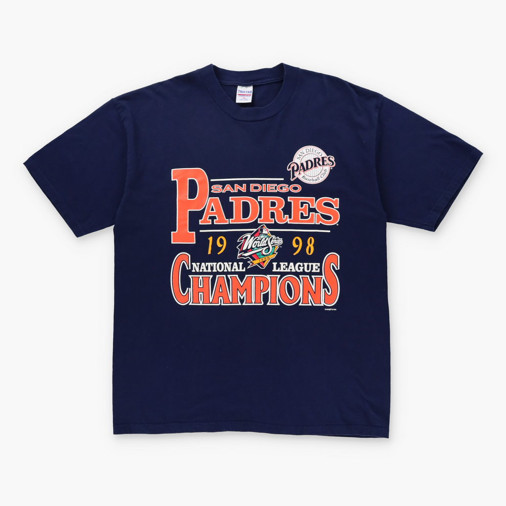 1998 San Diego PADRES Baseball World Series MLB Navy T-Shirt (XL ...