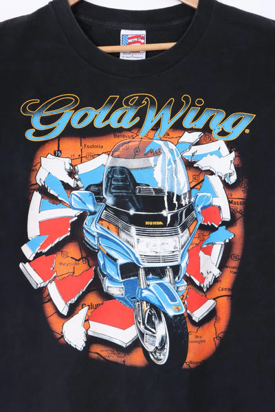 HONDA Goldwing Motorcycle Single Stitch T-Shirt USA Made (L) | Vintage ...