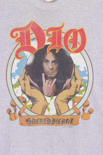 Vintage DIO 1985 Sacred Heart Front Back Single Stitch T-Shirt USA Mad ...